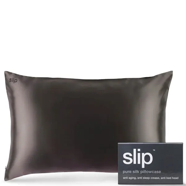 Slip Queen Silk Pillowcase - Charcoal