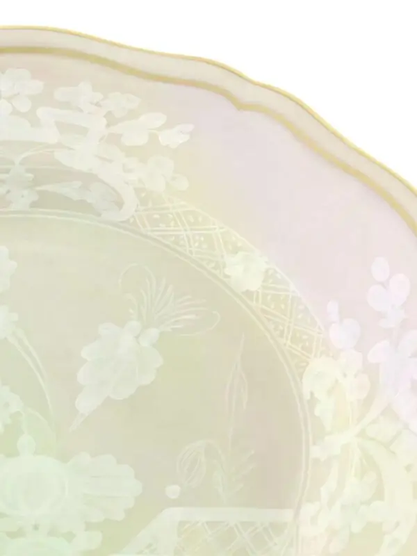 GINORI 1735 Oriente Scalloped-edge Plate - Neutrals
