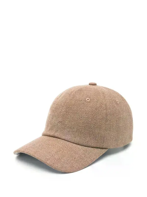 CARTER YOUNG Contrasting-trim Cap - Brown