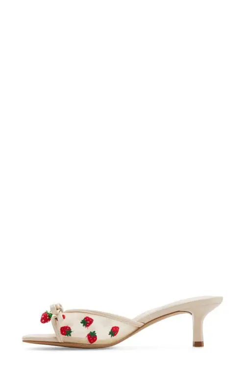 Aldo Begoniaa Kitten Heel Slide Sandal - Cream