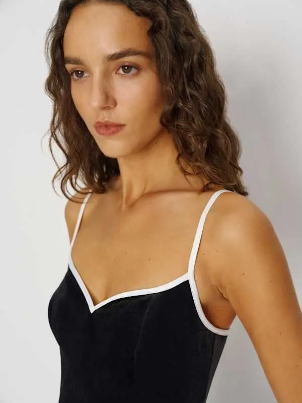 REFORMATION Remi Knit Dress - Black