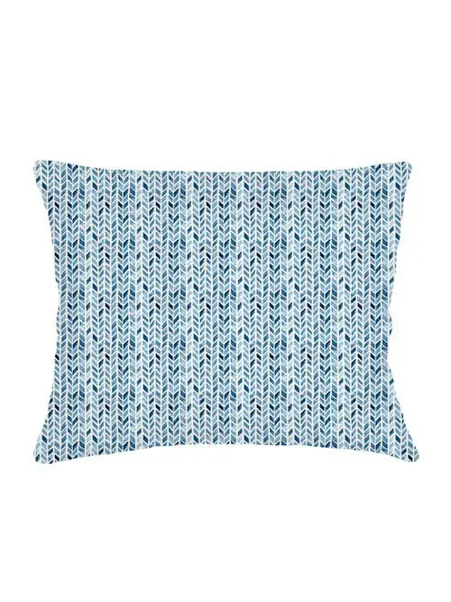 Anaya Chevron Velvet Pillow With Down Insert