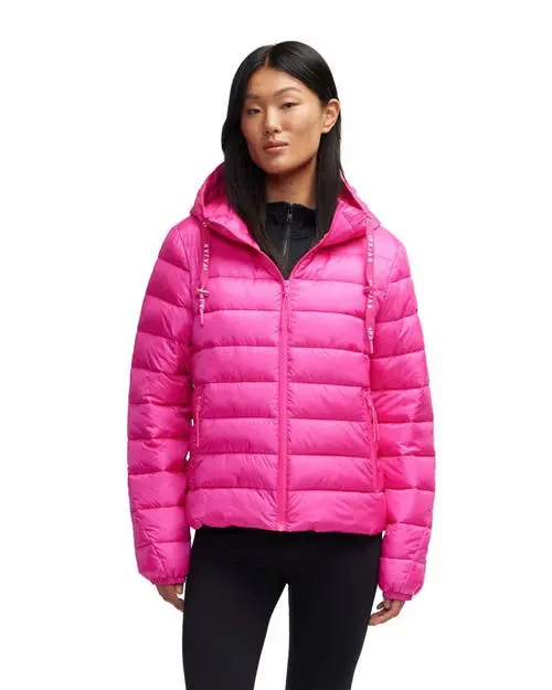 Pajar Kateri Light Weight Boxy Puffer - Pink Glo