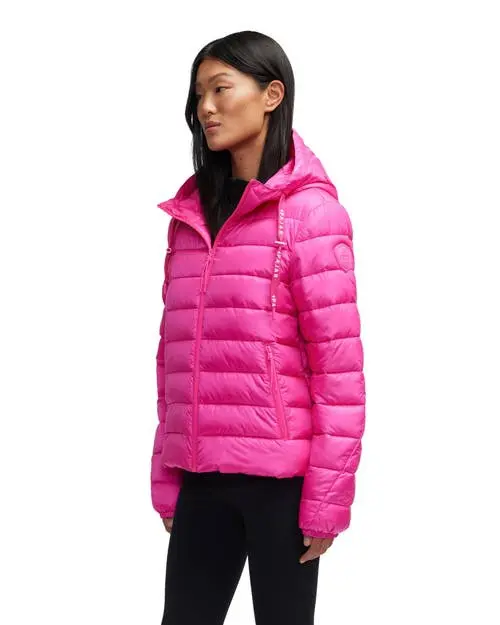 Pajar Kateri Light Weight Boxy Puffer - Pink Glo