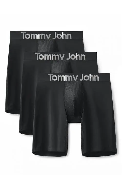 Tommy John 3-pack 360 Sport 8-inch Essentials Boxer Briefs - Black
