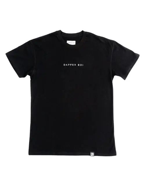 DAPPER BOI Essential Drop Shoulder Tee - Black