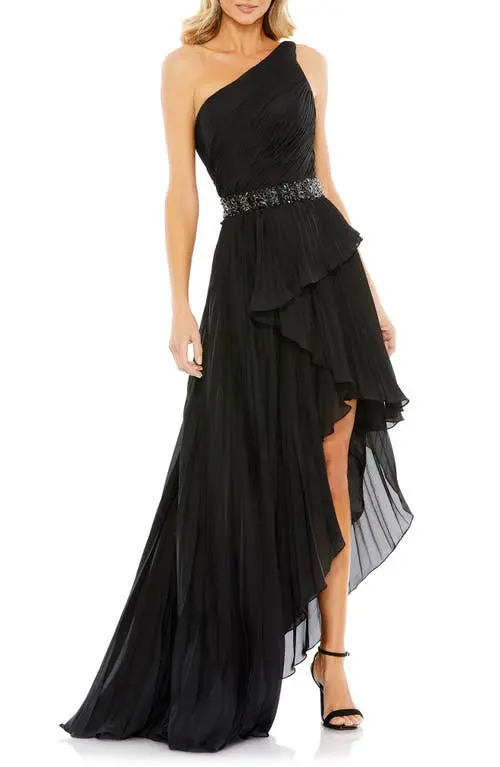 Mac Duggal Embellished Gown - Black