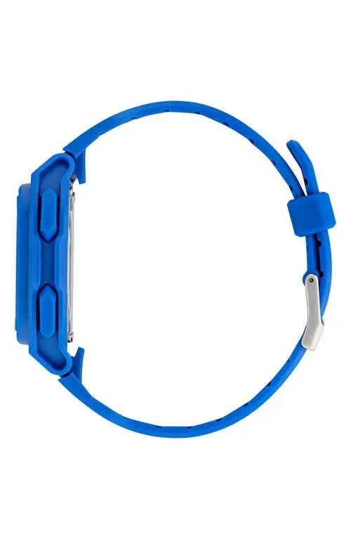 Adidas City Tech 4 Silicone Strap Watch - Blue