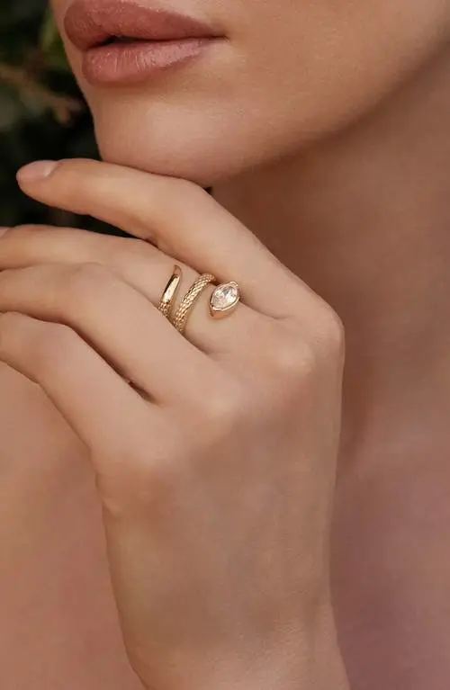 Ettika Serpent Coiled Ring