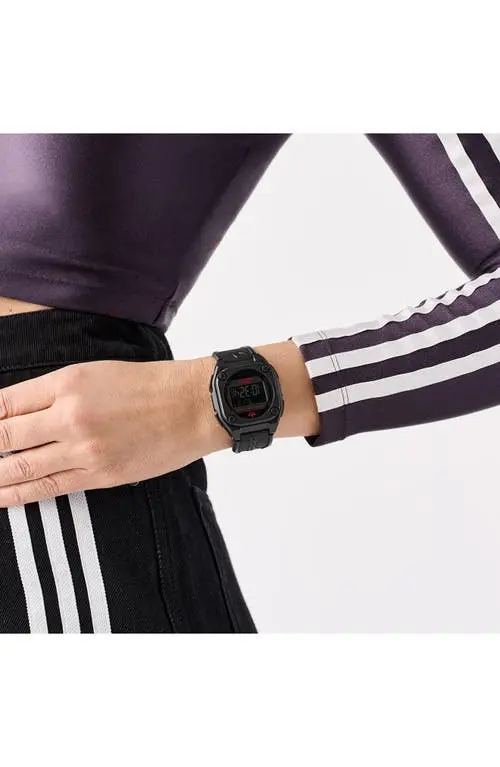 Adidas City Tech 4 Silicone Strap Watch