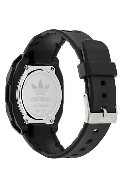 Adidas City Tech 4 Silicone Strap Watch