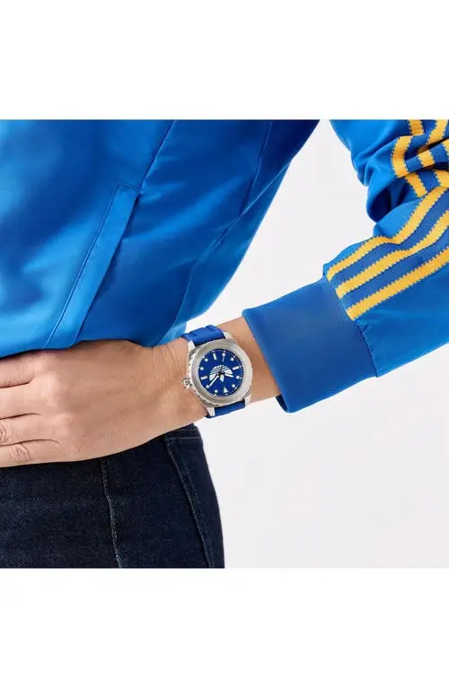 Adidas The Discoverer One Silicone Strap Watch - Blue