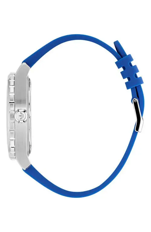 Adidas The Discoverer One Silicone Strap Watch - Blue