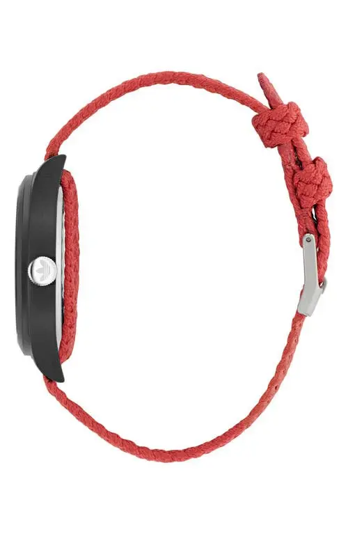 Adidas Ao Style Basketball Dial Webbing Strap Watch