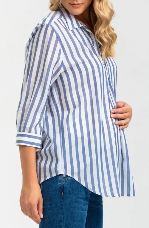 PIETRO BRUNELLI Long Sleeve Shirt - Navy