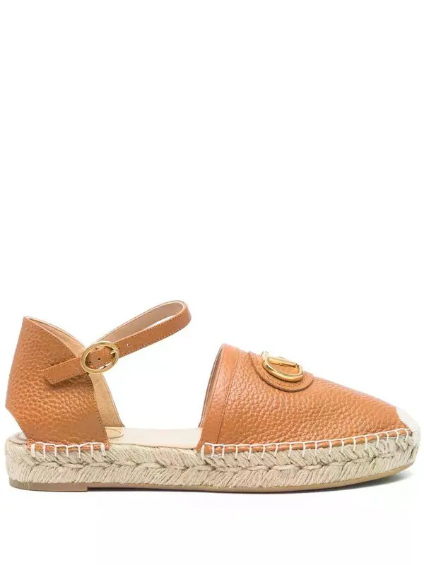 Valentino Garavani Logo-plaque Espadrilles - Neutrals