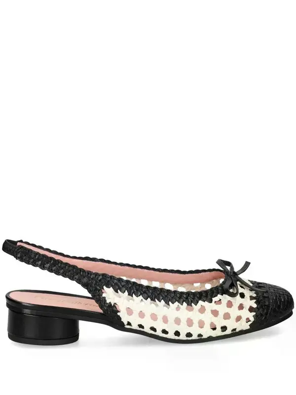 Pretty Ballerinas Odette Woven Slingback Pumps