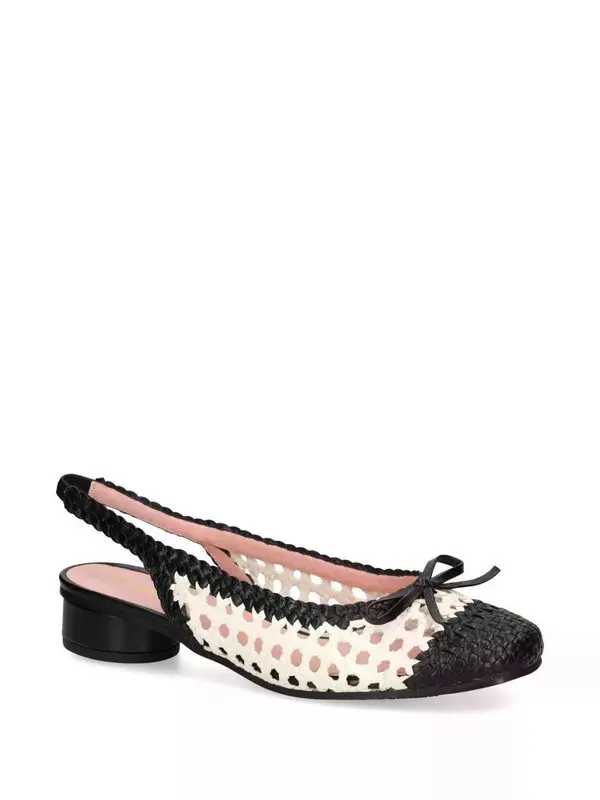 Pretty Ballerinas Odette Woven Slingback Pumps
