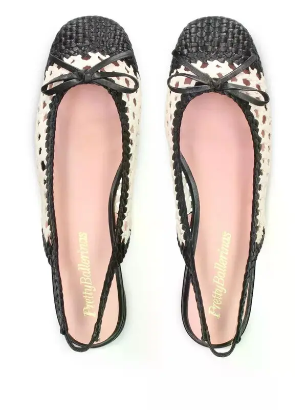 Pretty Ballerinas Odette Woven Slingback Pumps