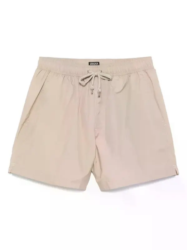 Zegna Drawstring Swim Shorts - Neutrals