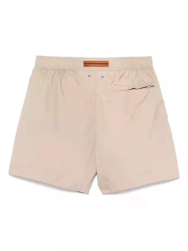 Zegna Drawstring Swim Shorts - Neutrals