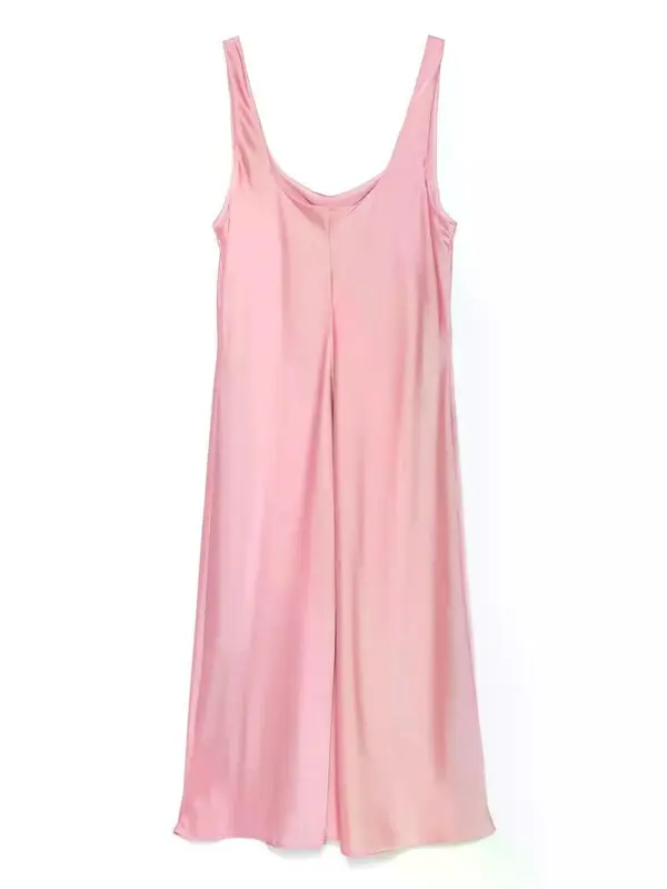 Ralph Lauren Satin Midi Dress