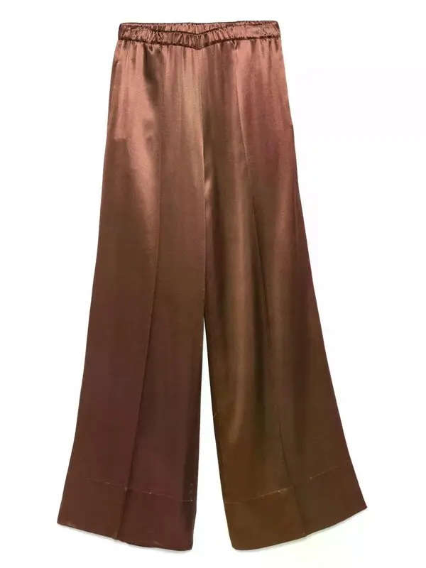 THE NINA STUDIO Satin Palazzo Pants