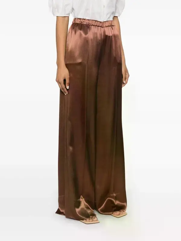THE NINA STUDIO Satin Palazzo Pants