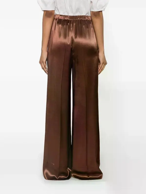 THE NINA STUDIO Satin Palazzo Pants
