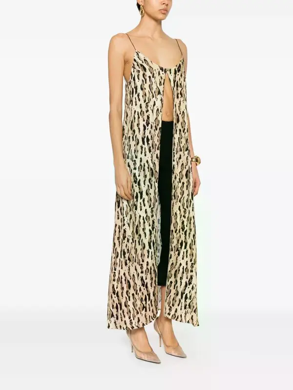 THE NINA STUDIO Animal-print Top