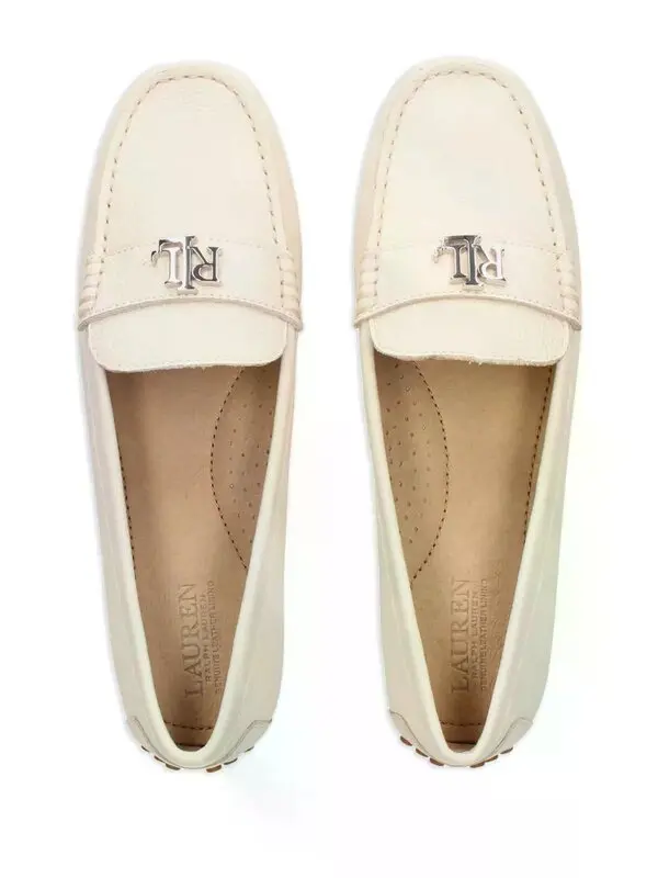Ralph Lauren Barnsbury Loafers White Editorialist