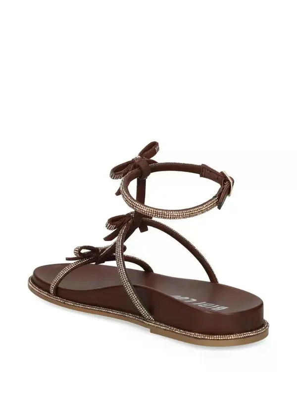 BIBI LOU Abby Flat Sandals - Brown