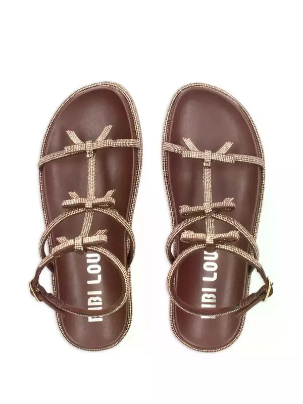 BIBI LOU Abby Flat Sandals - Brown