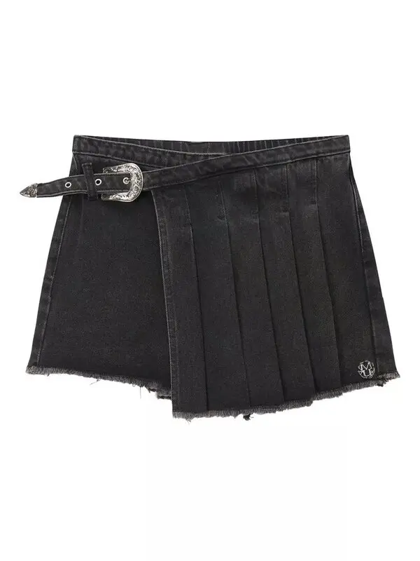 MUSIUM DIV. Pleated Skorts - Black