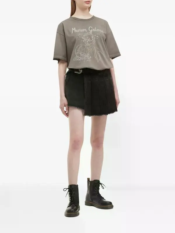 MUSIUM DIV. Pleated Skorts - Black