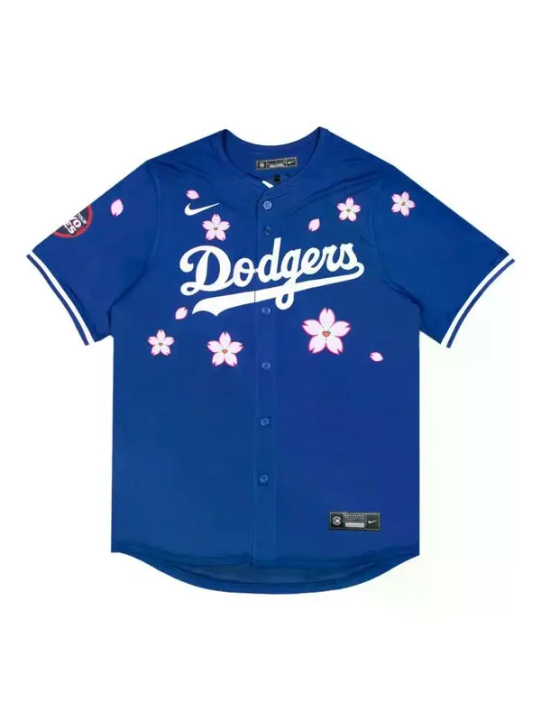 TAKASHI MURAKAMI X Mlb Dodgers 2025 World Tour Tokyo Series Away Jersey - Blue