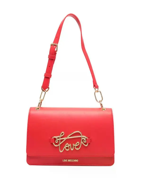 Moschino Appliqué Shoulder Bag