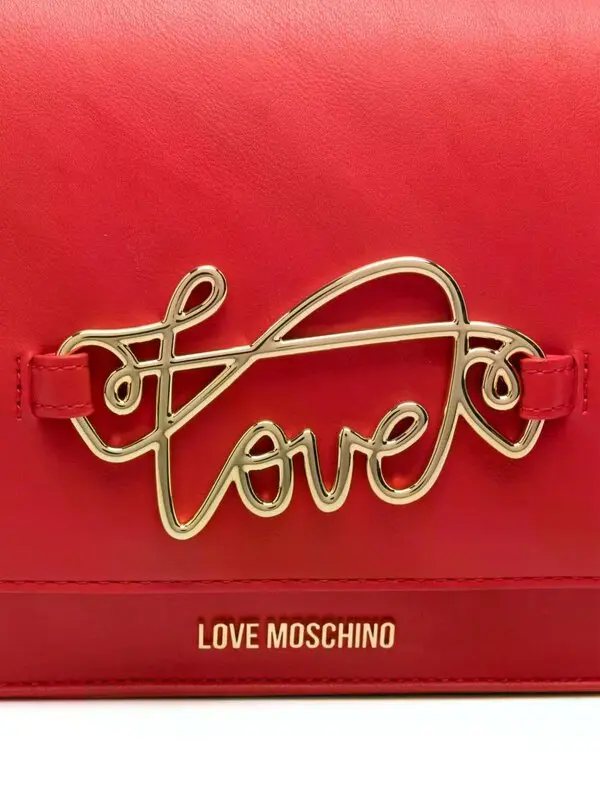 Moschino Appliqué Shoulder Bag