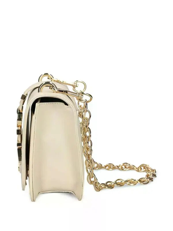 Moschino Logo-lettering Crossbody Bag - Neutrals
