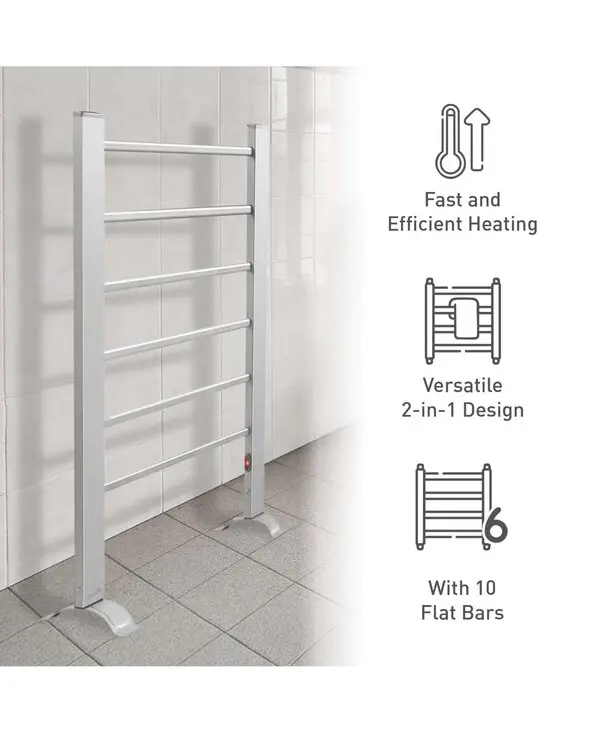 PURSONIC 6-bar Electric Towel Warmer