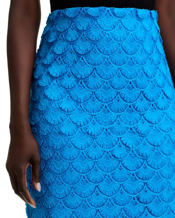 UNGARO Darby Skirt - Aegean Blue