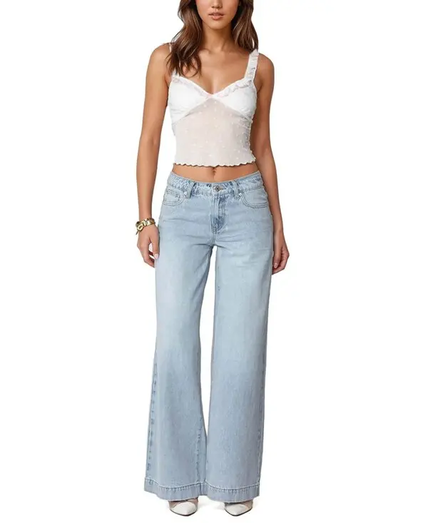 EDIKTED Posey Sheer Tank Top