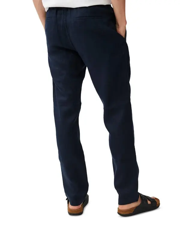Rodd & Gunn Regular Fit Linen Resort Pants - Navy