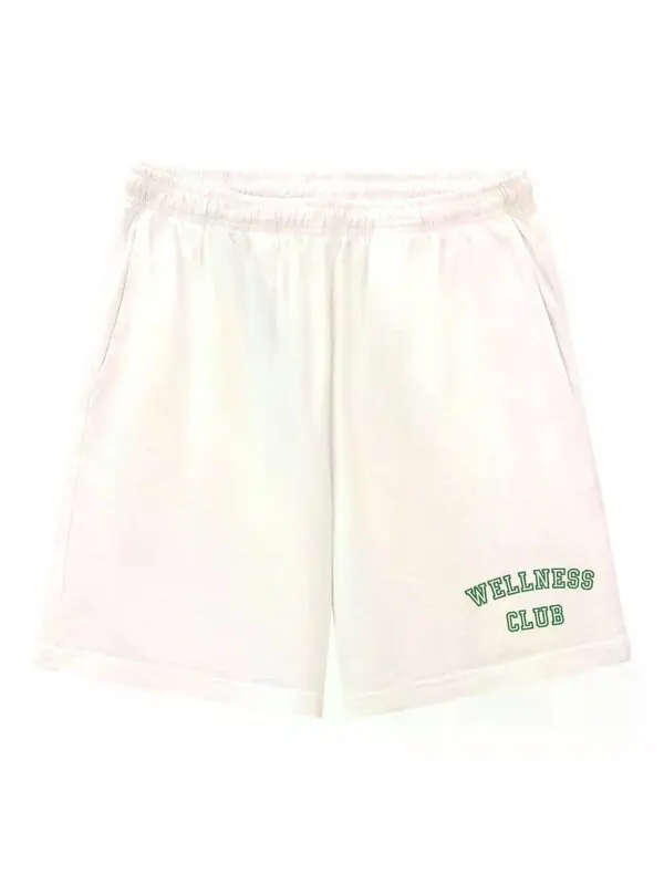 SPORTY & RICH Wellness Club Shorts - White