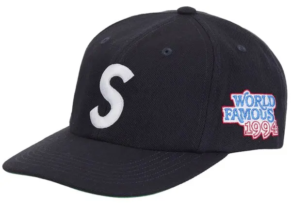 Supreme 6-panel Cap - Navy Blue