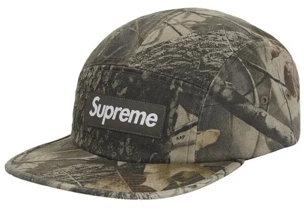 Supreme Washed Chino Twill Camp Cap - Realtree Hardwoods Camo
