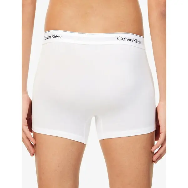 Calvin Klein Icon Relaxed-fit Stretch-cotton Trunks