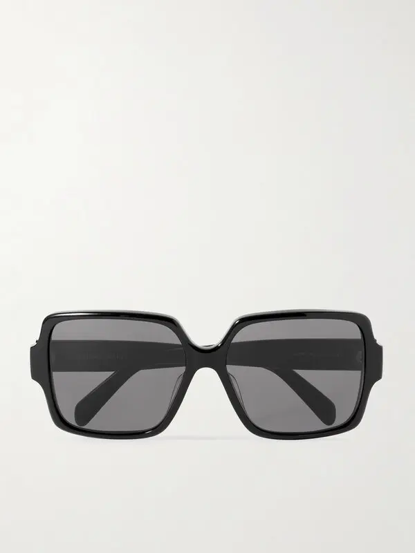 Celine Triomphe Oversized Square Sunglasses - Black