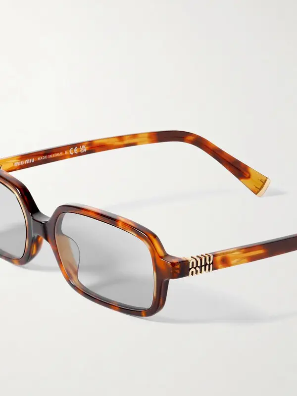 Miu Miu Rectangular-frame Acetate Sunglasses