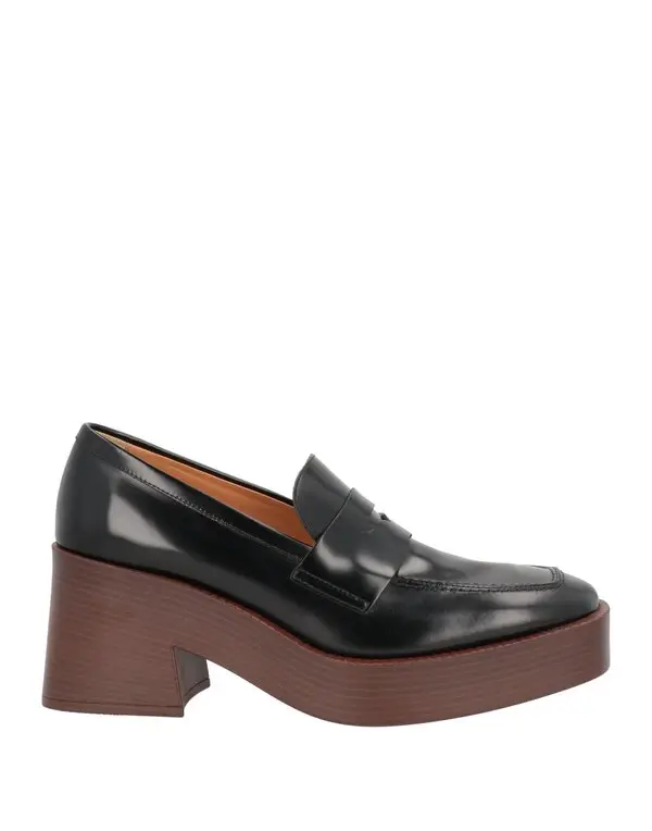 TOD'S Leather Loafers - Black
